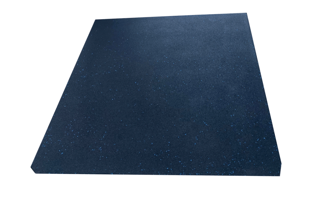 Blue Fleck Rubber Gym Floor Mats 1mx1mx15mm